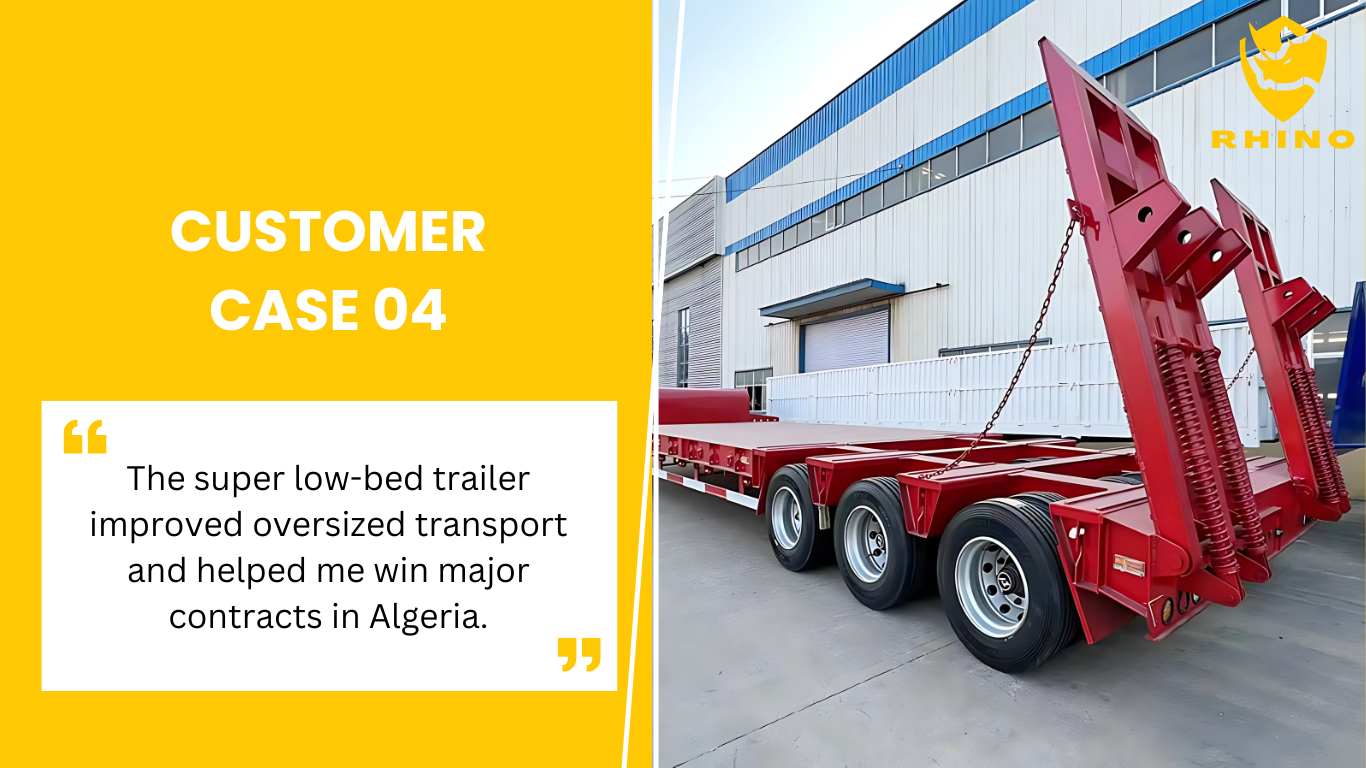 Super Low Bed Semi-Trailer For Efficient Steel & Bridge Structure ...