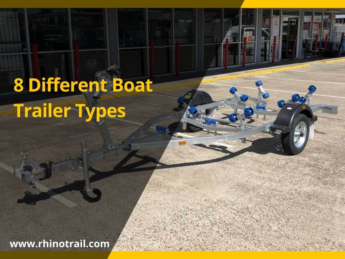 8 Different Boat Trailer Types | Rhinotrail