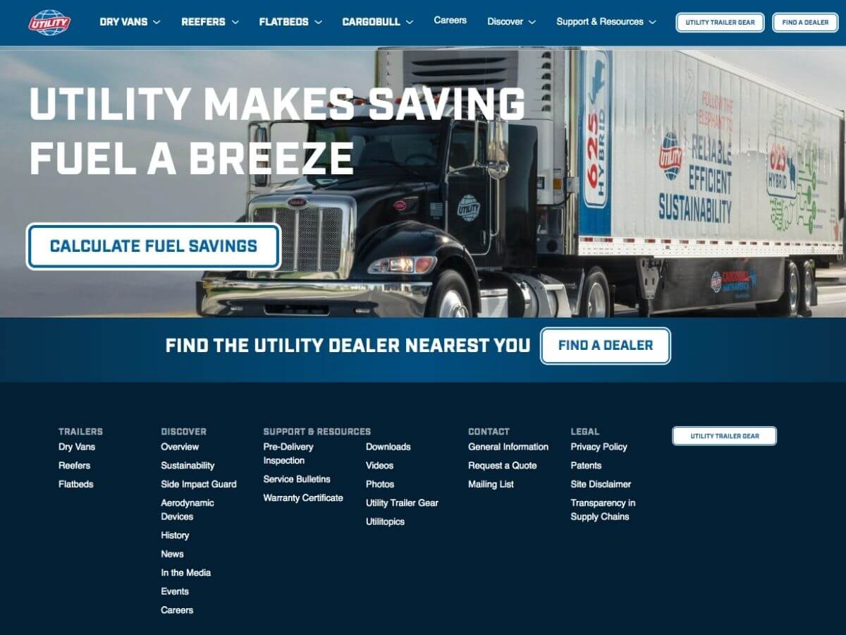 Top 7 Dry Van Trailer Manufacturers | Rhinotrail