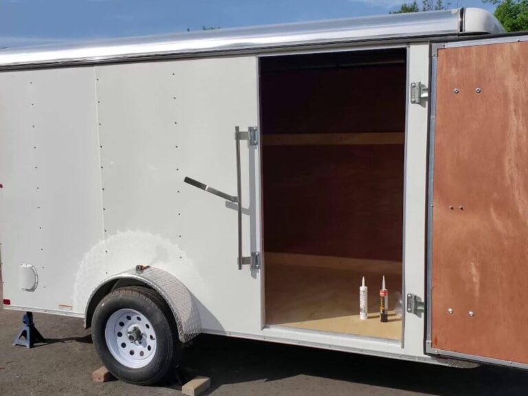 How To Build An Enclosed Trailer From Utility Trailer | Rhinotrail