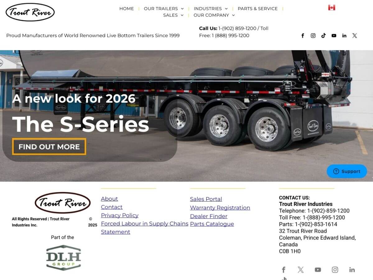 Top 7 Live Bottom Trailer Manufacturers | Rhinotrail