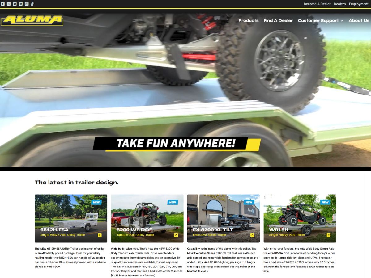 Top 10 Utility Trailer Manufacturer | Rhinotrail