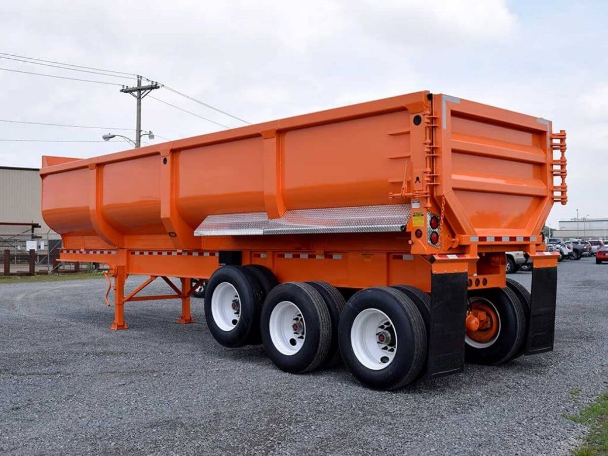 10 Different Types Of End Dump Trailers | Rhinotrail
