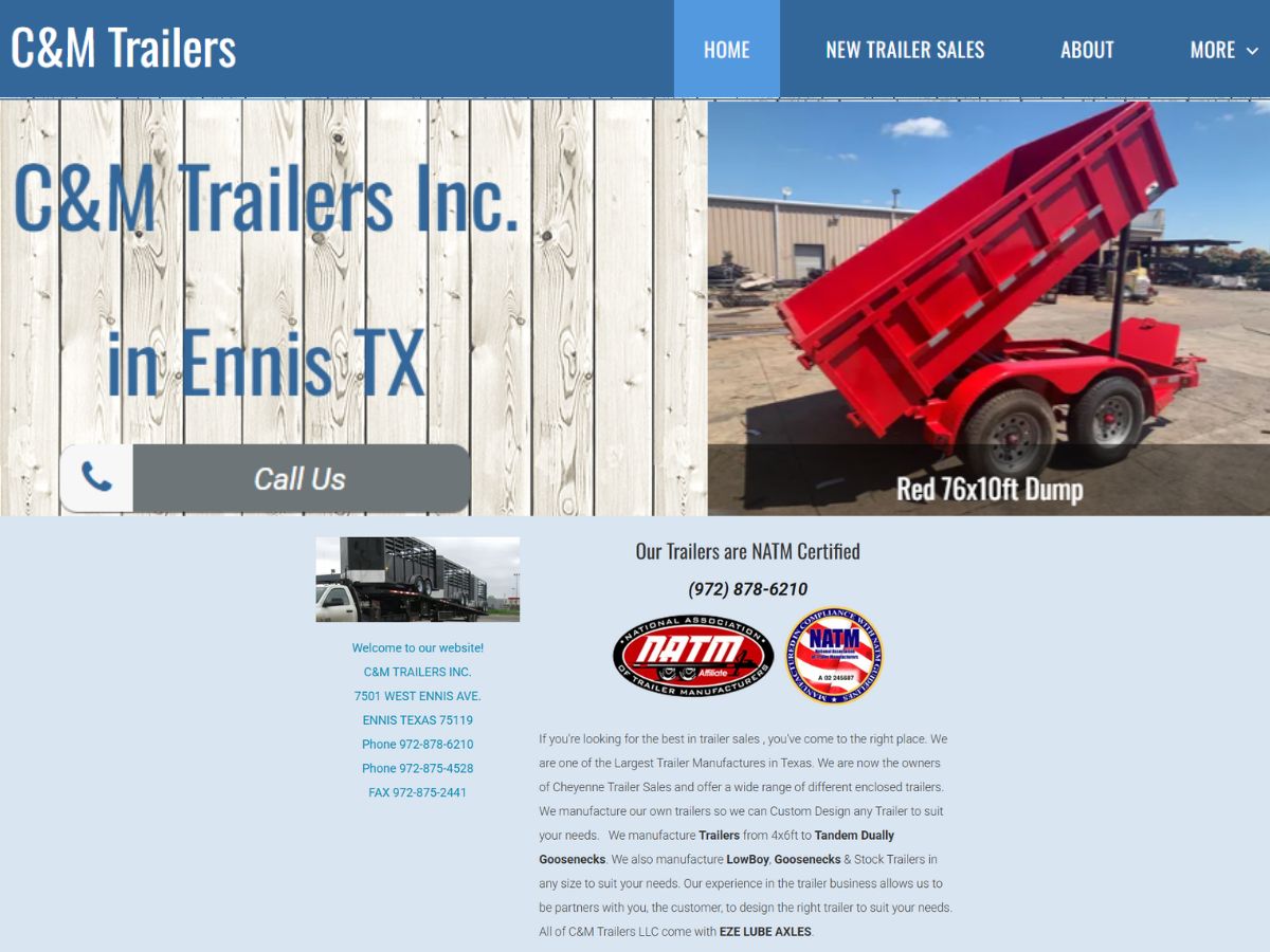 Top 6 Utility Trailer Manufacturer In Texas | Rhinotrail
